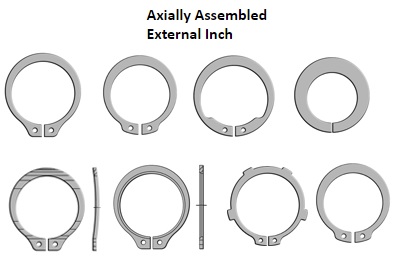 TAPERED SECTION EXTERNAL RETAINING RINGS-AXIALLY ASSEMBLED | Cal ...