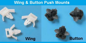 Button Mounts | Wire & Cable Button Mounts | Cal Fasteners, Inc.